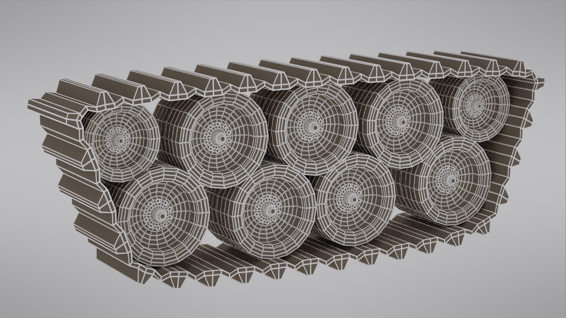3d Tracks Modeled Model