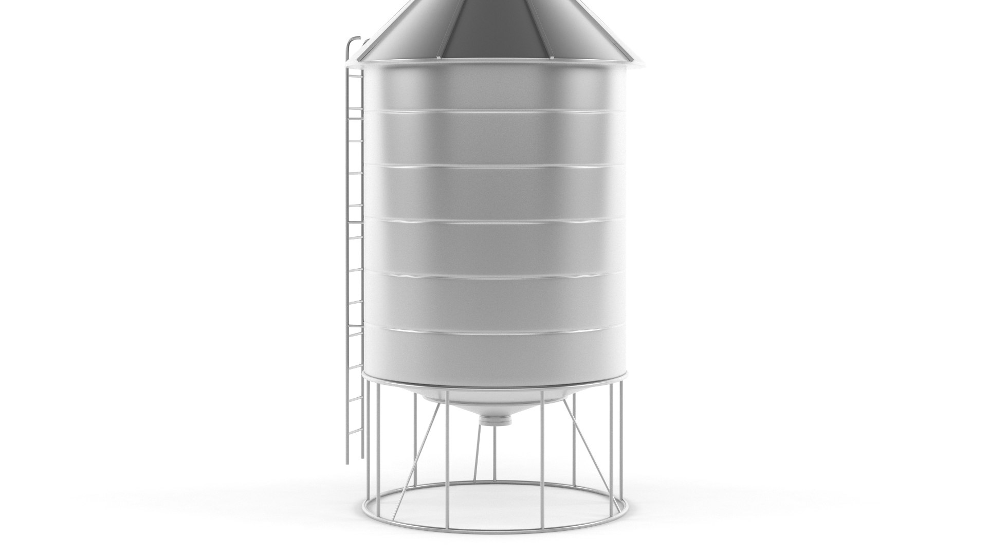 Steel Silo Model - TurboSquid 2331666