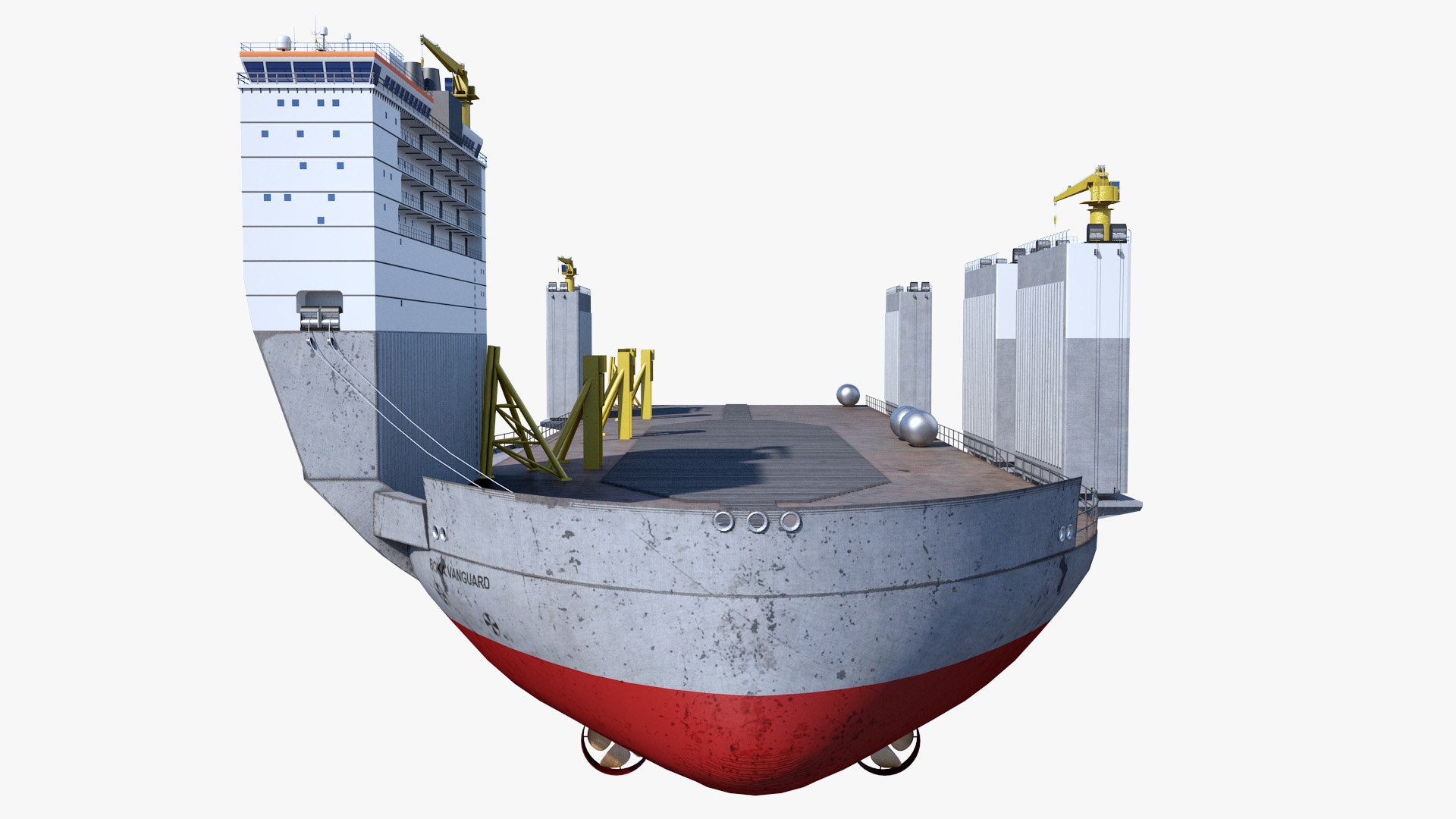 Boka Vanguard Heavy Transport Vessel Model - TurboSquid 1805674