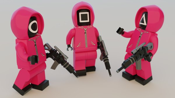 modelo 3d Mini juego de Lego Squid Game - TurboSquid 1805826