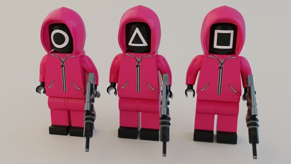 modelo 3d Mini juego de Lego Squid Game - TurboSquid 1805826