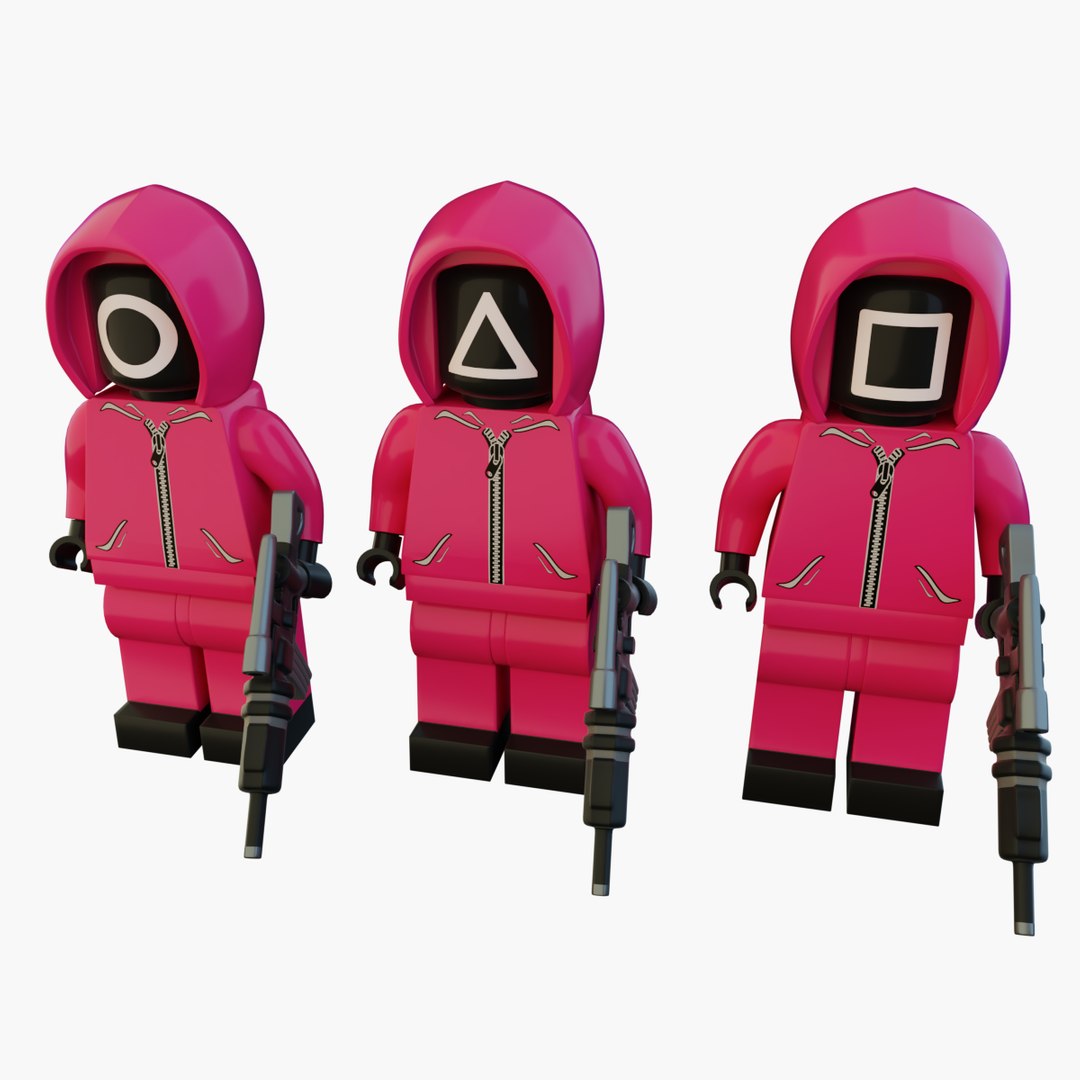 modelo 3d Mini juego de Lego Squid Game - TurboSquid 1805826