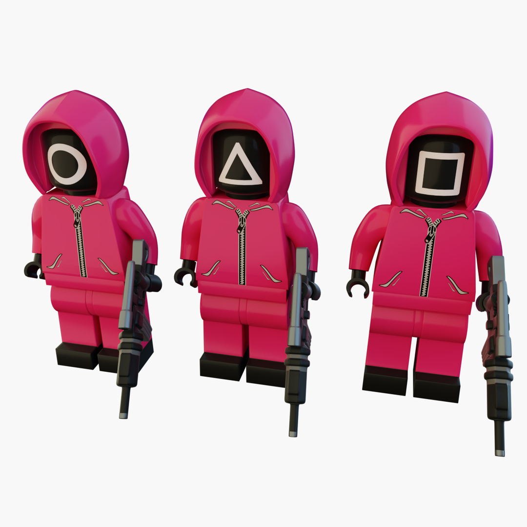 modelo 3d Mini juego de Lego Squid Game - TurboSquid 1805826
