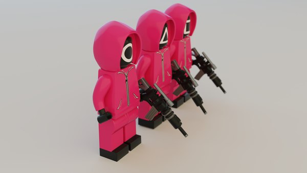 modelo 3d Mini juego de Lego Squid Game - TurboSquid 1805826