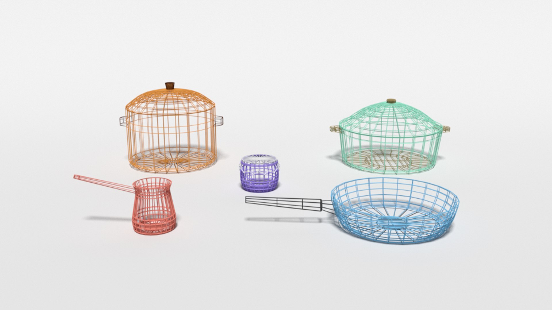 Kitchen Items 3D Model - TurboSquid 1542401