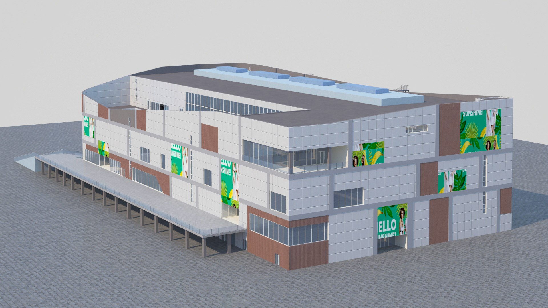 Shopping Mall 3D Model - TurboSquid 1733901