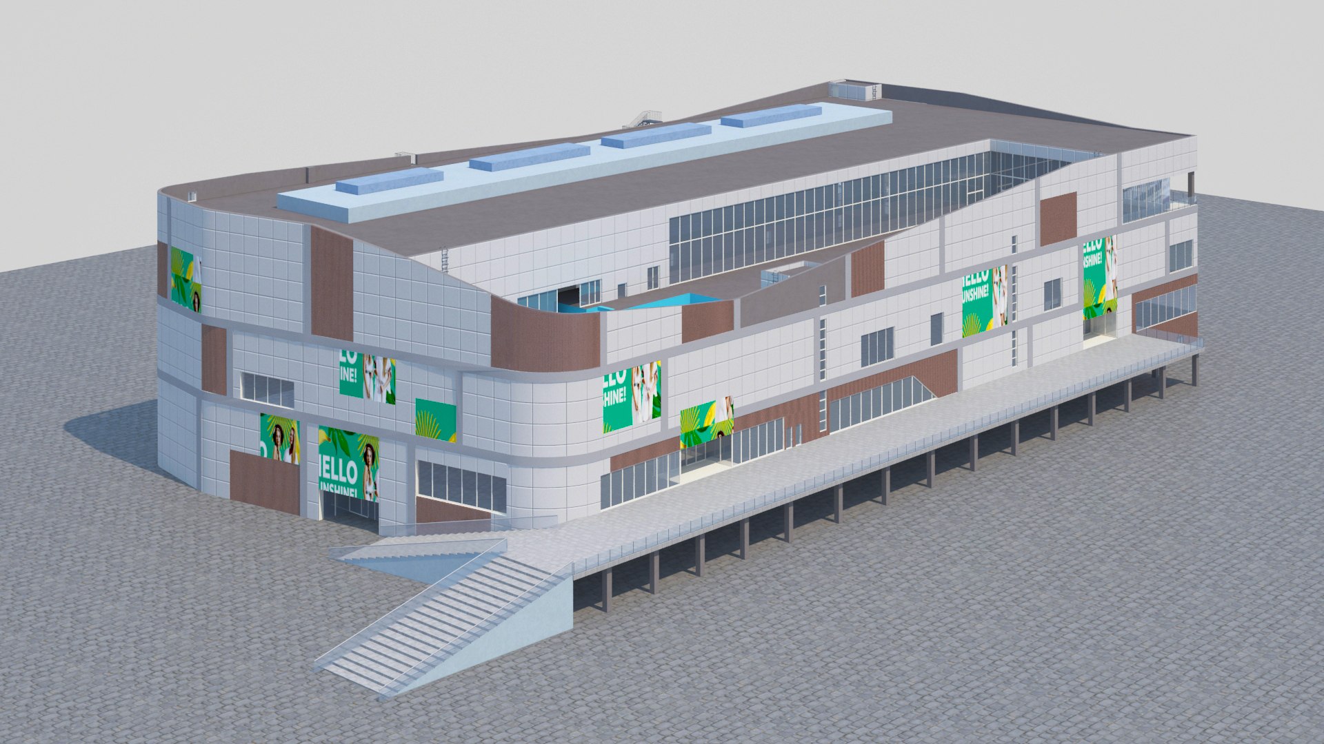 Shopping Mall 3D Model - TurboSquid 1733901