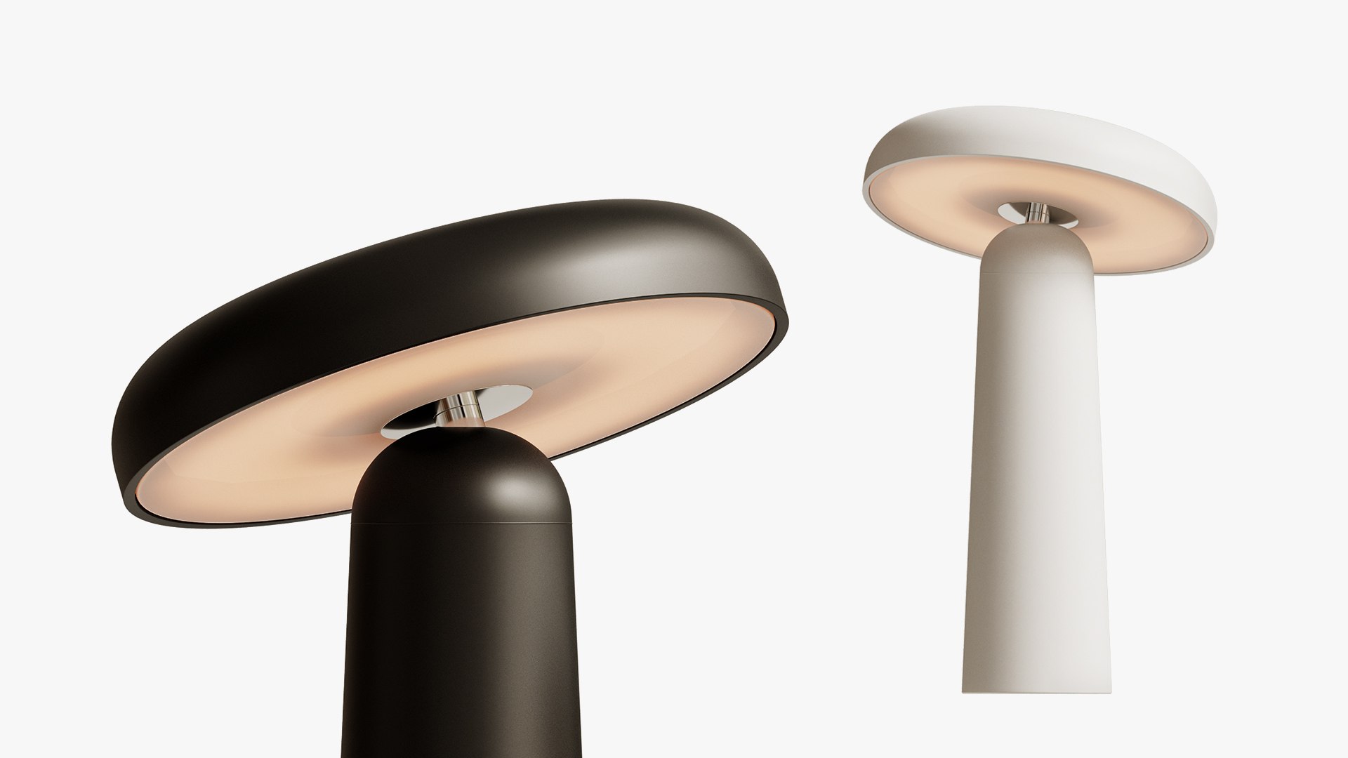 Portable Lamp Mush Mush Model - TurboSquid 2197034