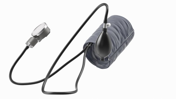 Manual aneroid sphygmomanometer inflated 3D model - TurboSquid 1624484
