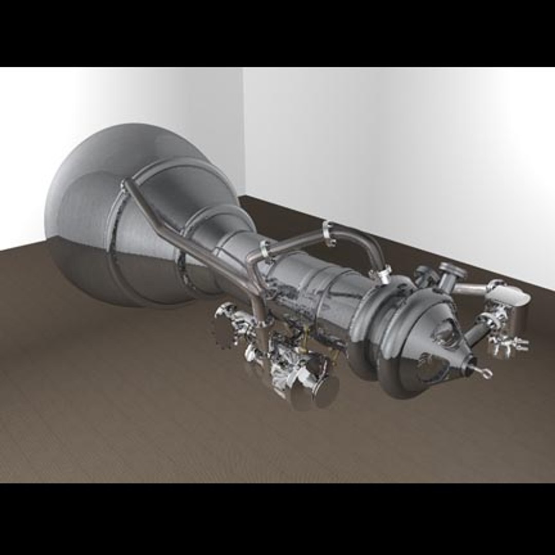 3d Model Rocket Engine