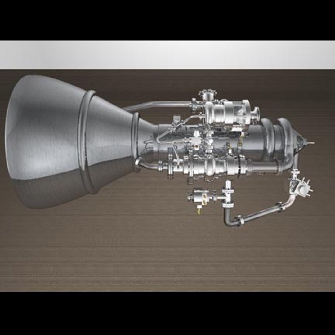 3d Model Rocket Engine
