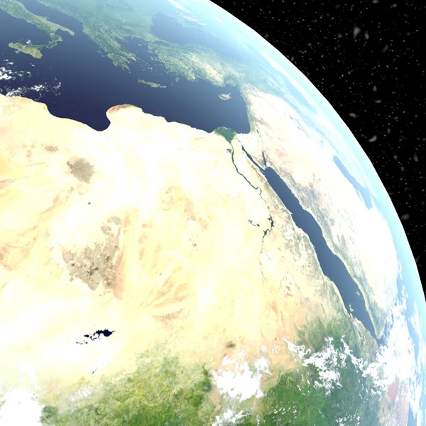 earth clouds 3d model