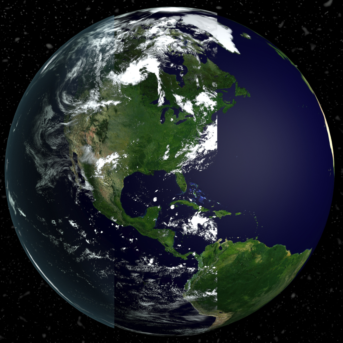 earth clouds 3d model