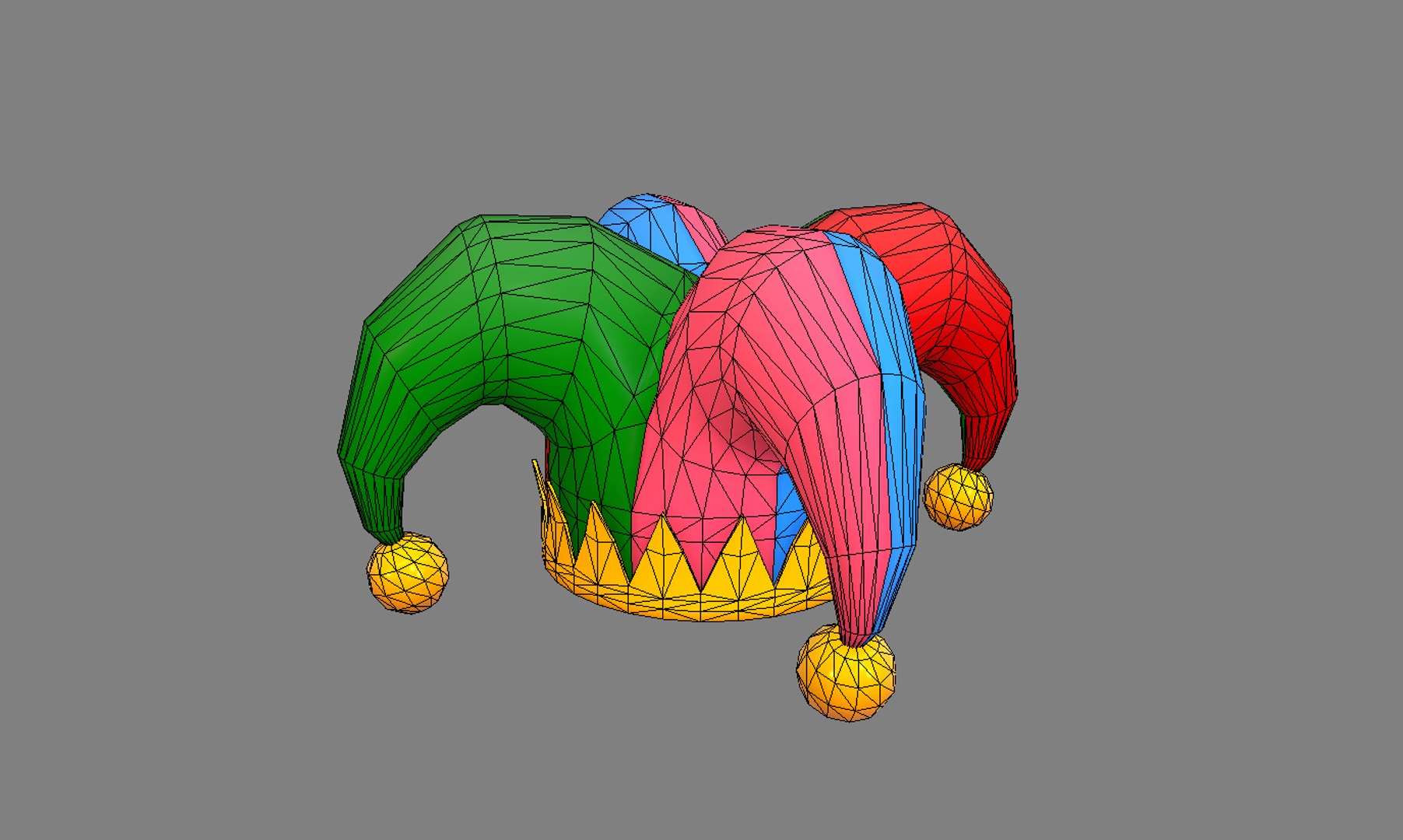 Jester Hat Model - TurboSquid 1391039