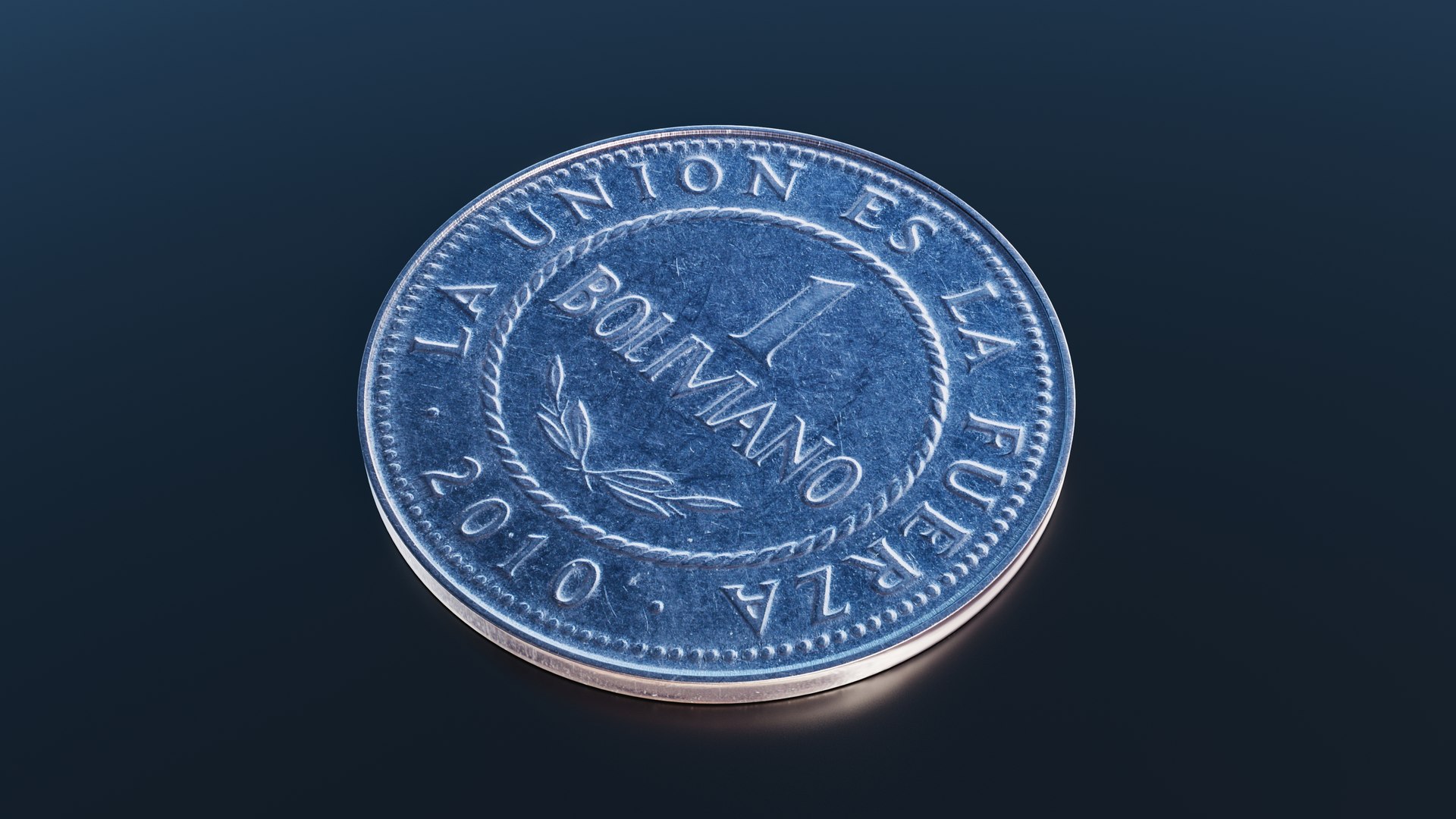 Boliviano Coin Of The Bolivian Currency 3D Model - TurboSquid 2286676
