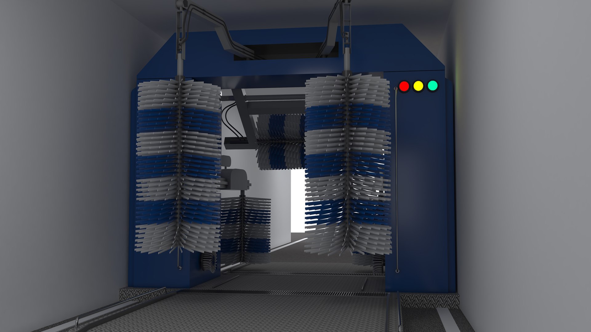 Car Wash Building 3D Model - TurboSquid 2244120