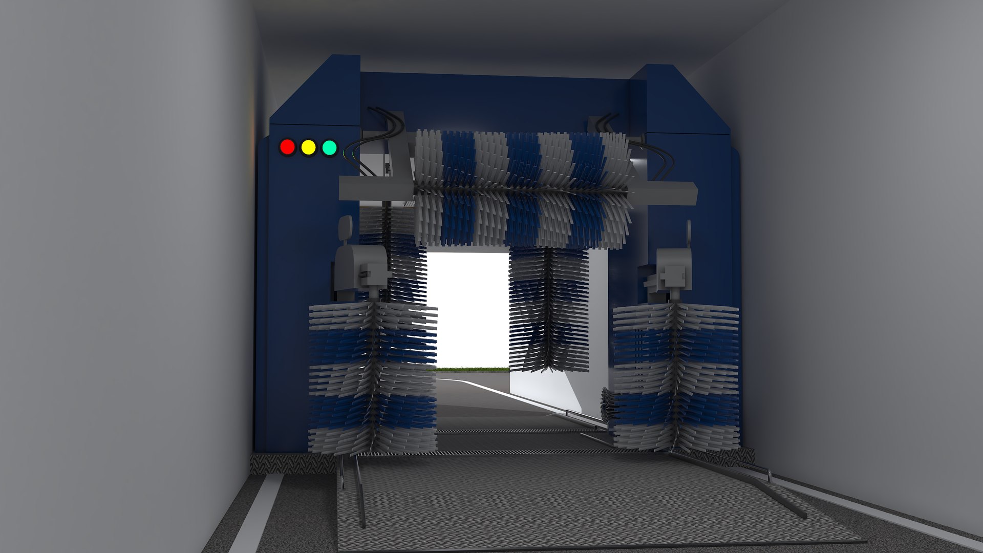 Car Wash Building 3D Model - TurboSquid 2244120