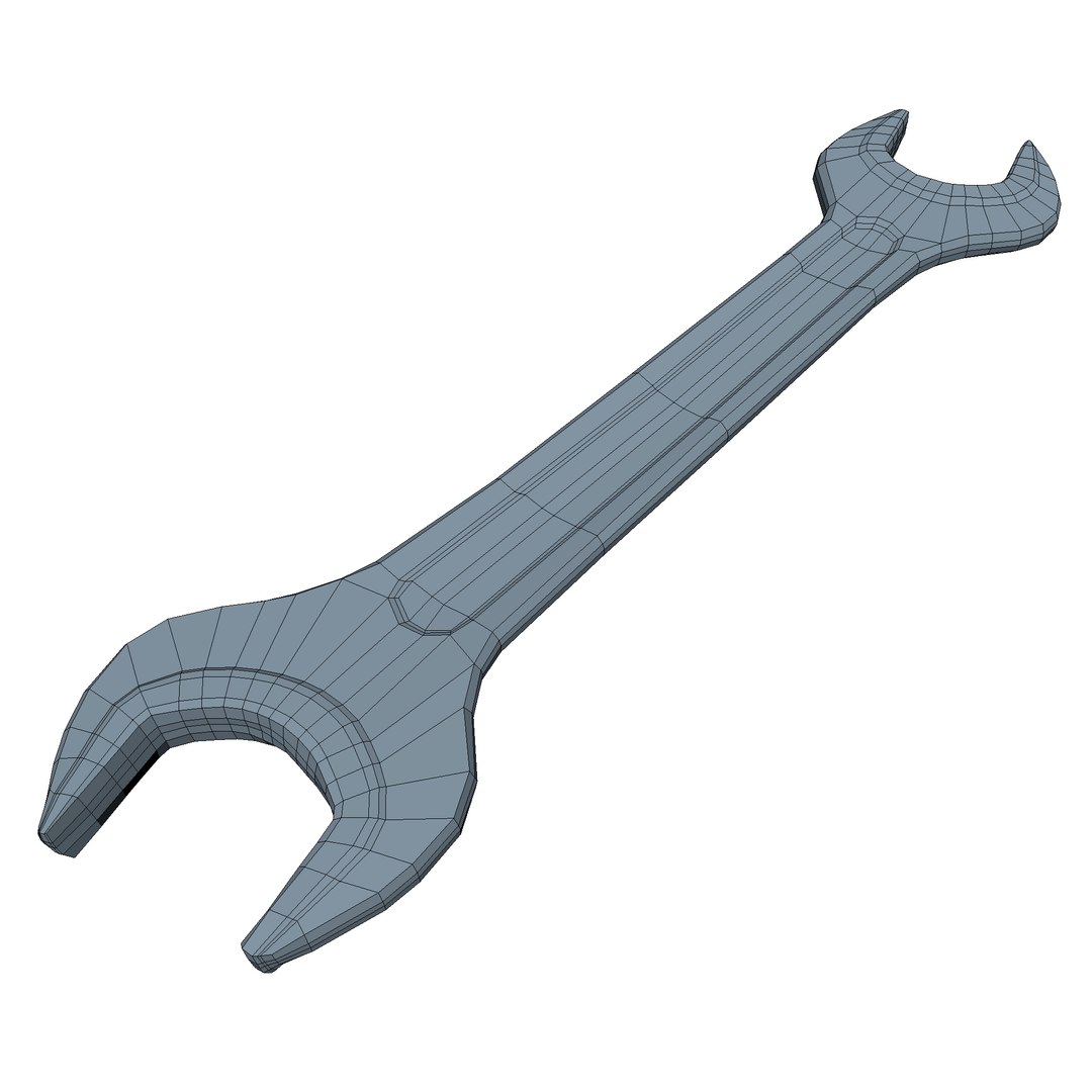 3D 114 Wrench Sm Model - TurboSquid 1259306
