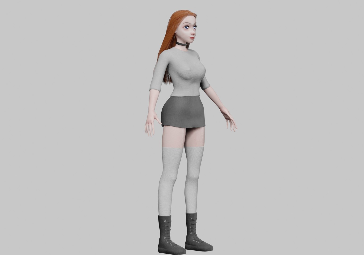 Stylized Pretty Woman V33675 3D Model - TurboSquid 2268905