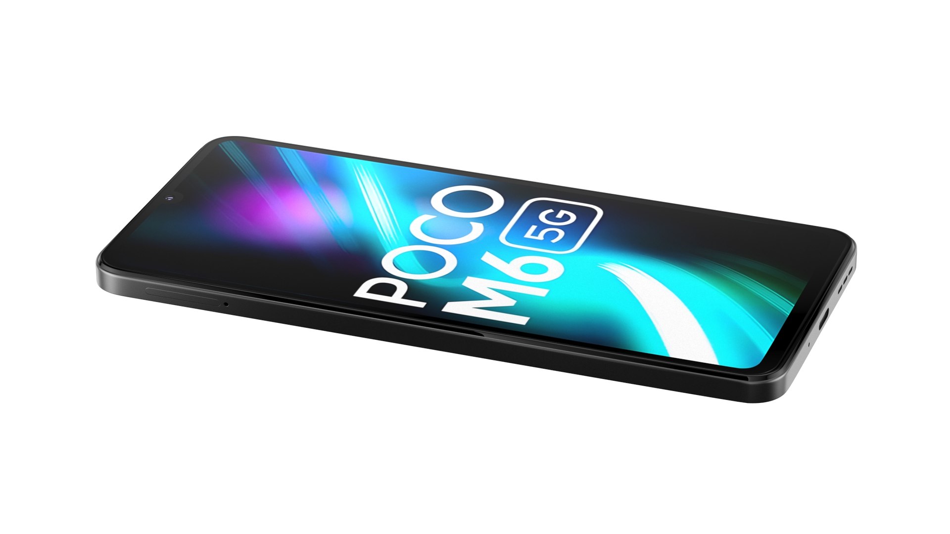 3D Xiaomi Poco M6 Black - TurboSquid 2225514