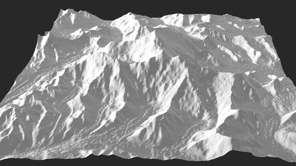 3D mount everest close - TurboSquid 1249356
