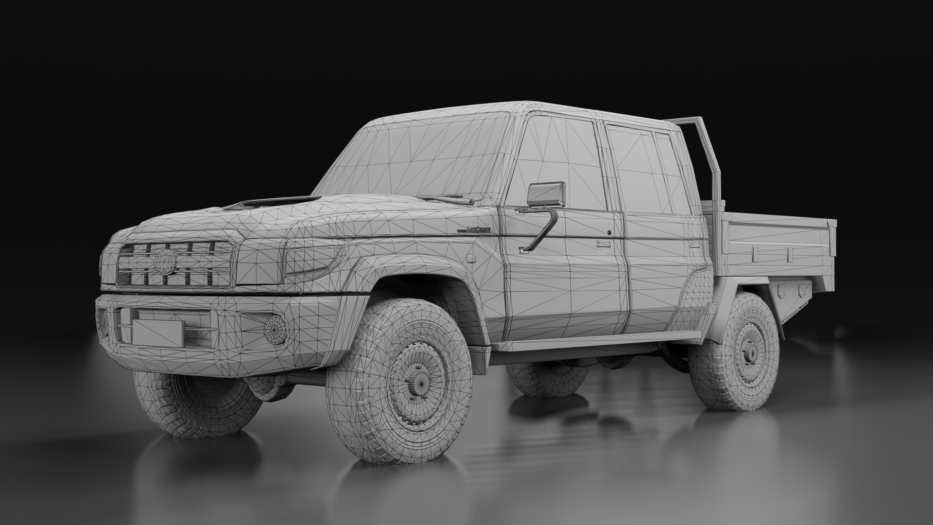 3D land cruiser 79 series - TurboSquid 1659969