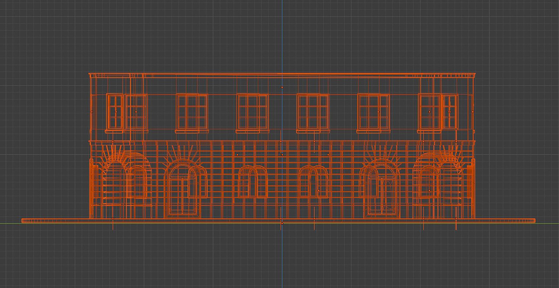 Colonial Building 3D Model - TurboSquid 1810474