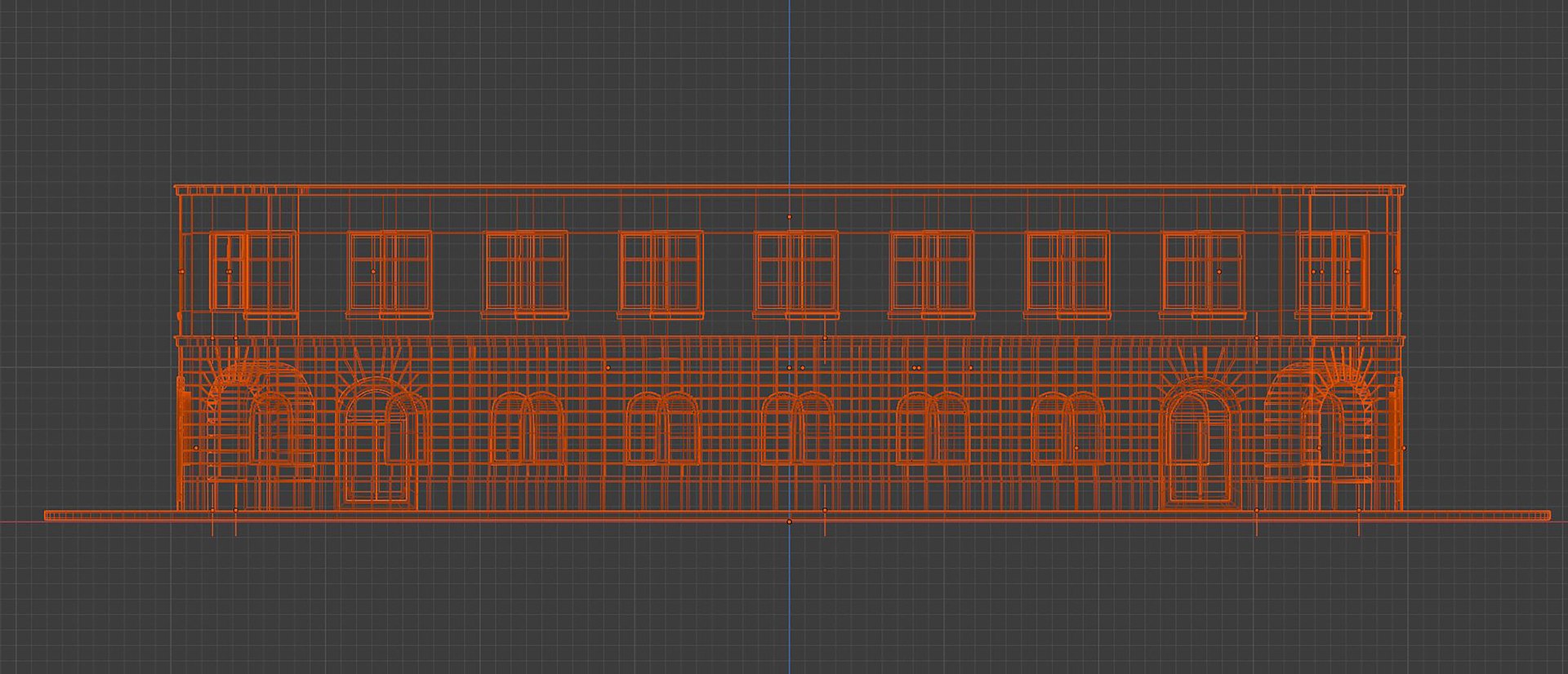 Colonial Building 3D Model - TurboSquid 1810474