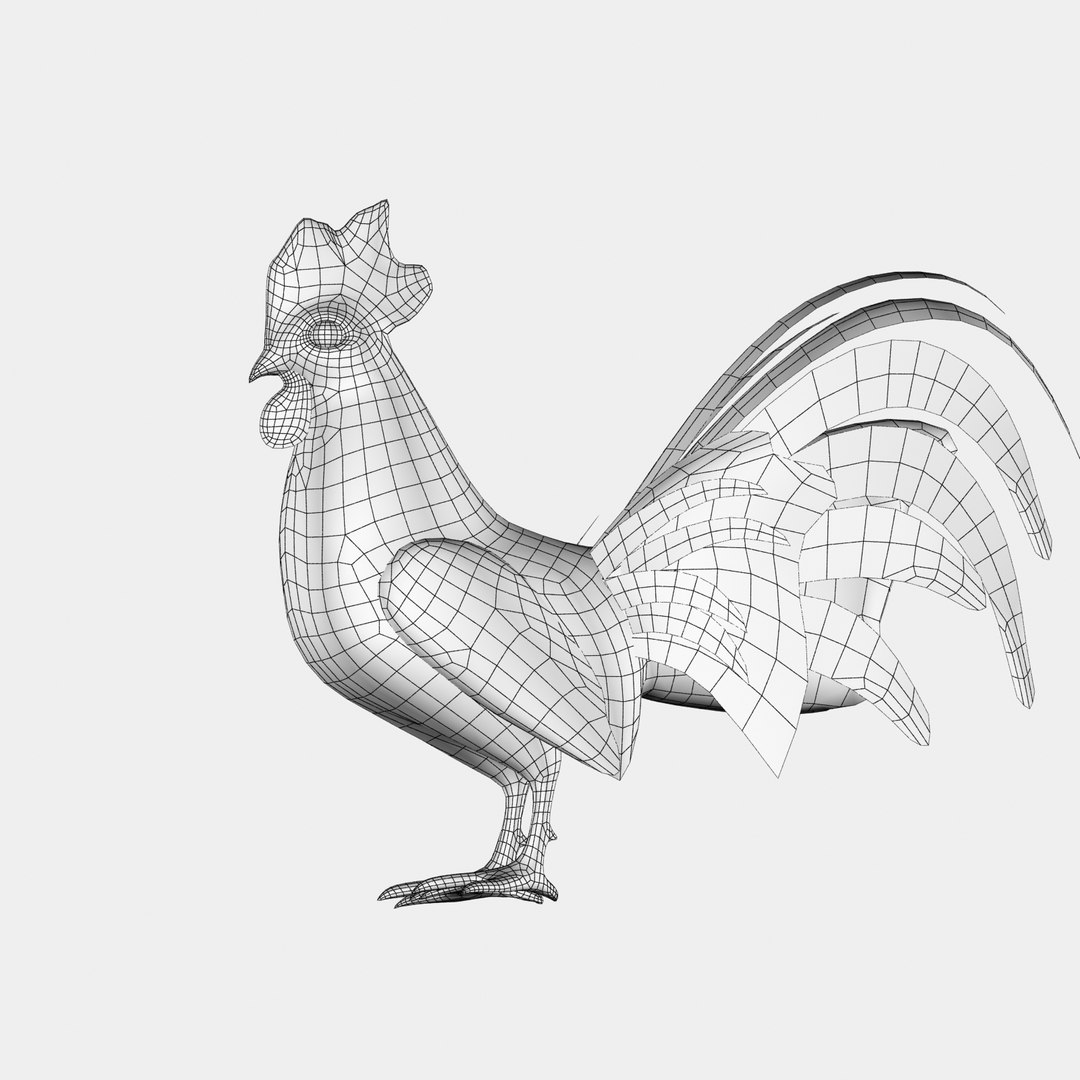 Rooster 3D Model - TurboSquid 1451674