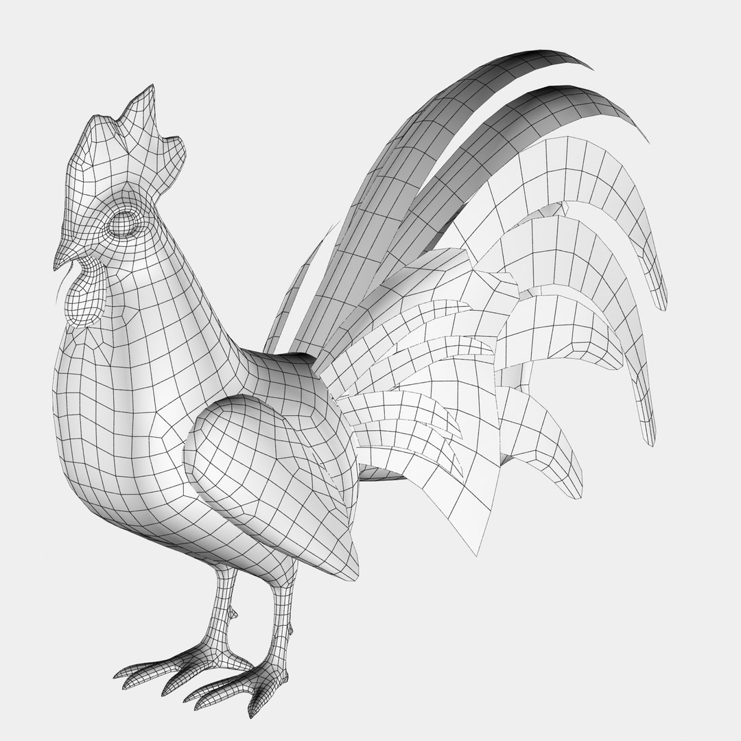 Rooster 3D Model - TurboSquid 1451674