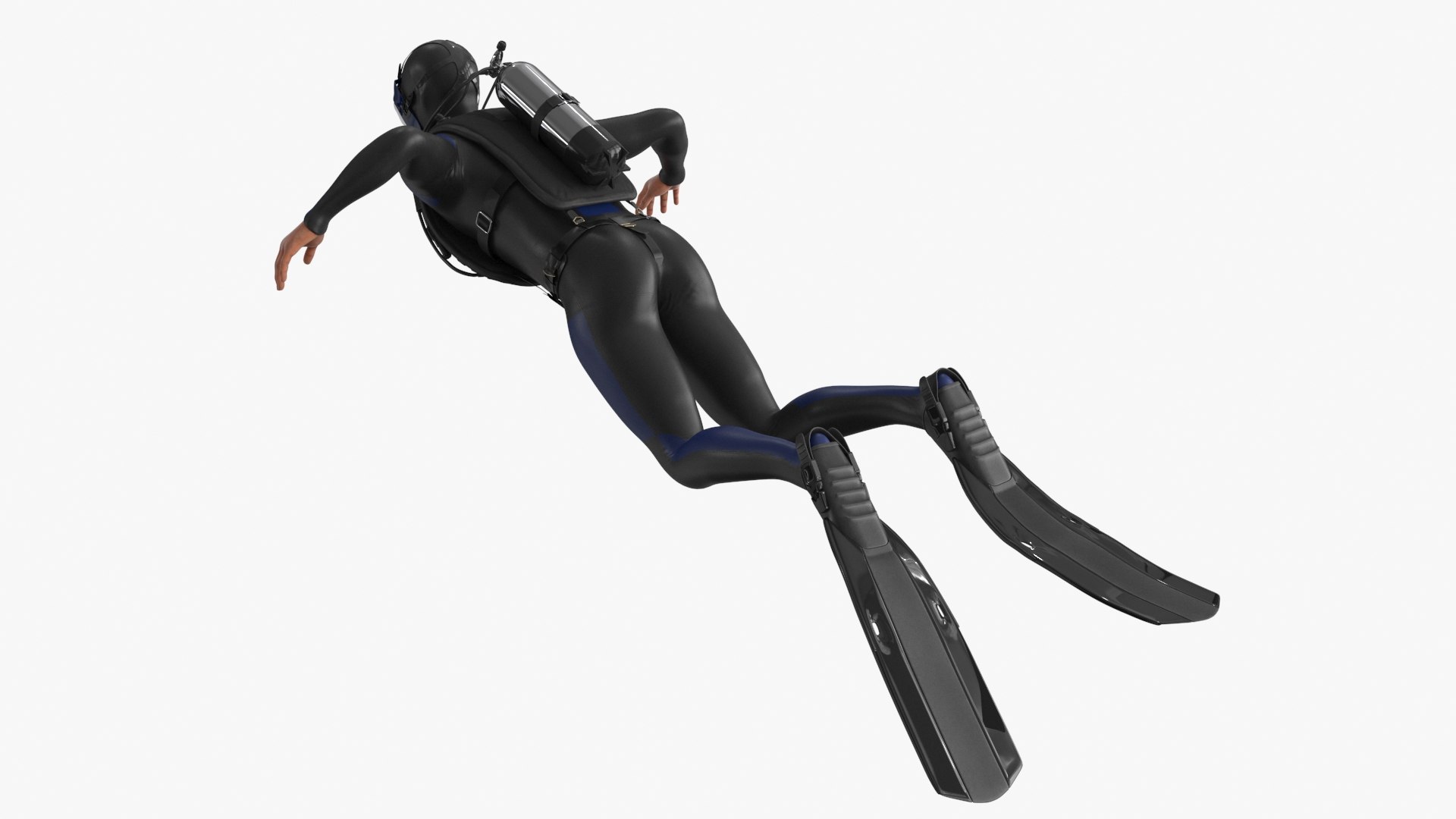 Sea Diver 3D model - TurboSquid 2180582