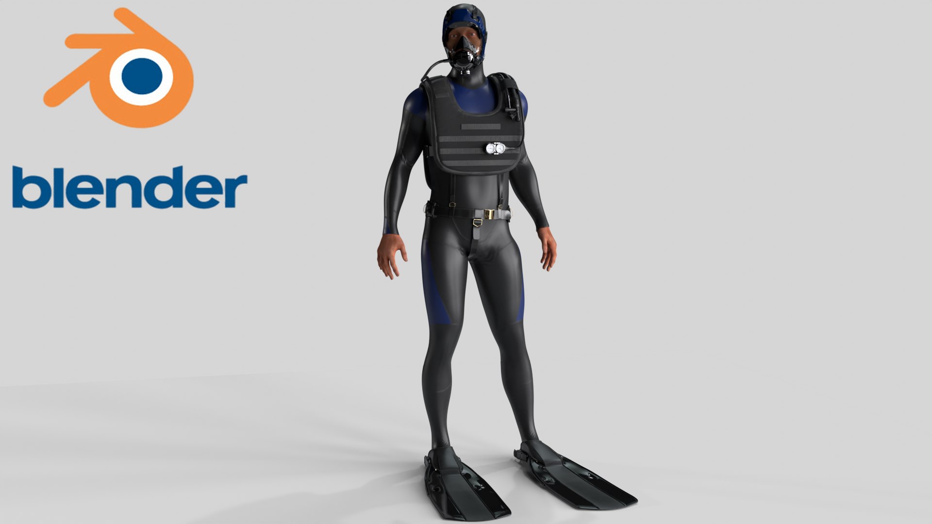 Sea Diver 3D model - TurboSquid 2180582