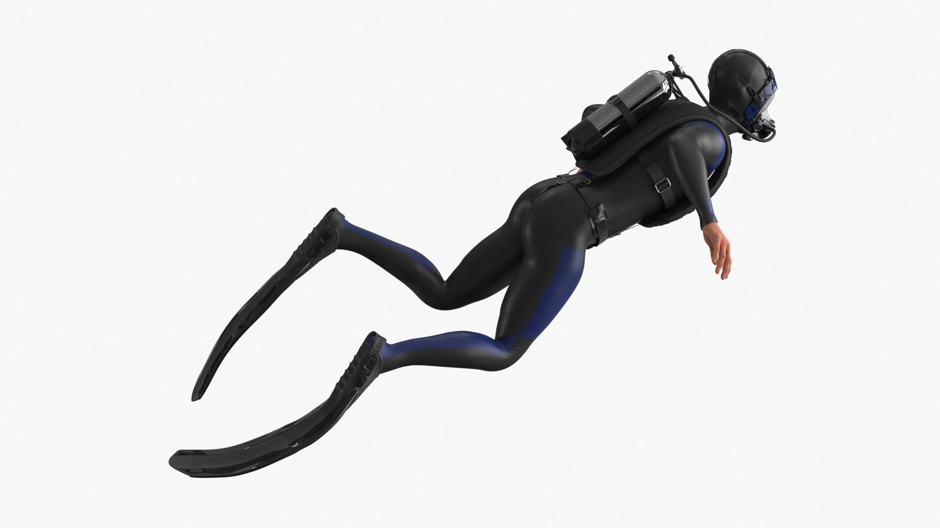 Sea Diver 3D model - TurboSquid 2180582