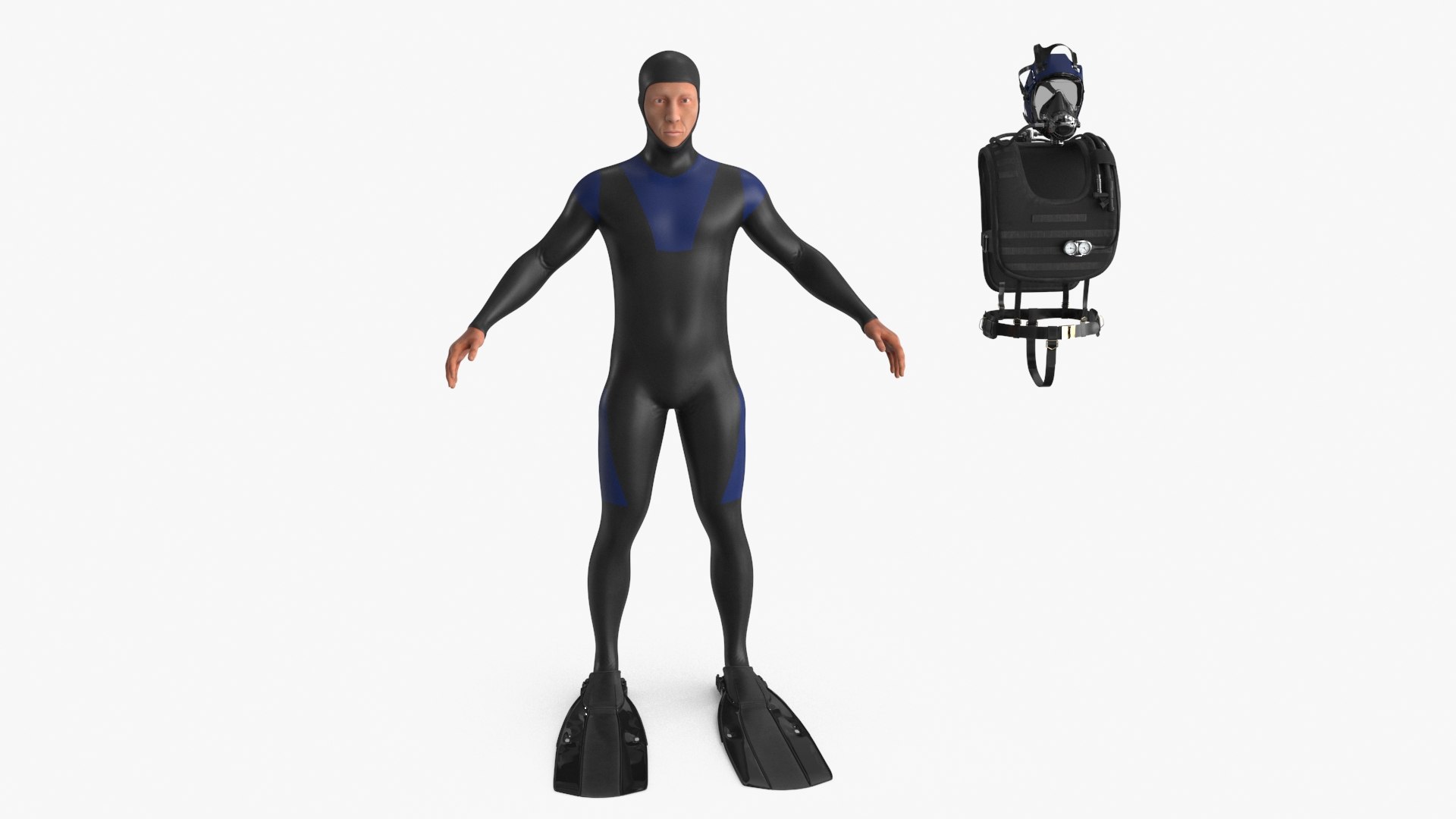 Sea Diver 3D model - TurboSquid 2180582