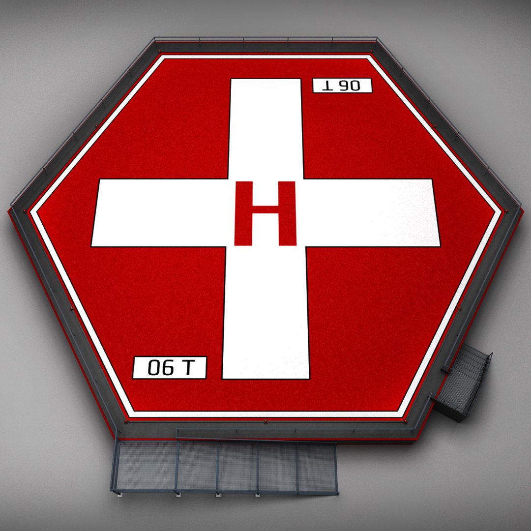 3ds Pack Helicopter Pad Helipad