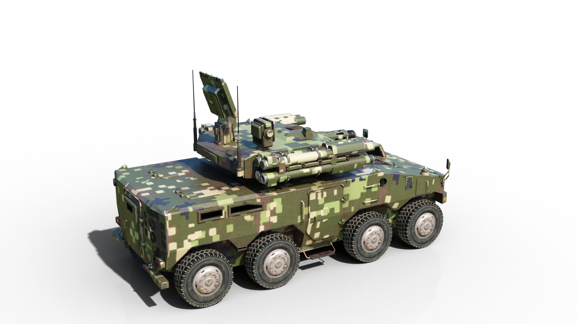 4 Coatings Of PLA Type 625E AA Gun Missile System PGL625 PGL-625 Model ...
