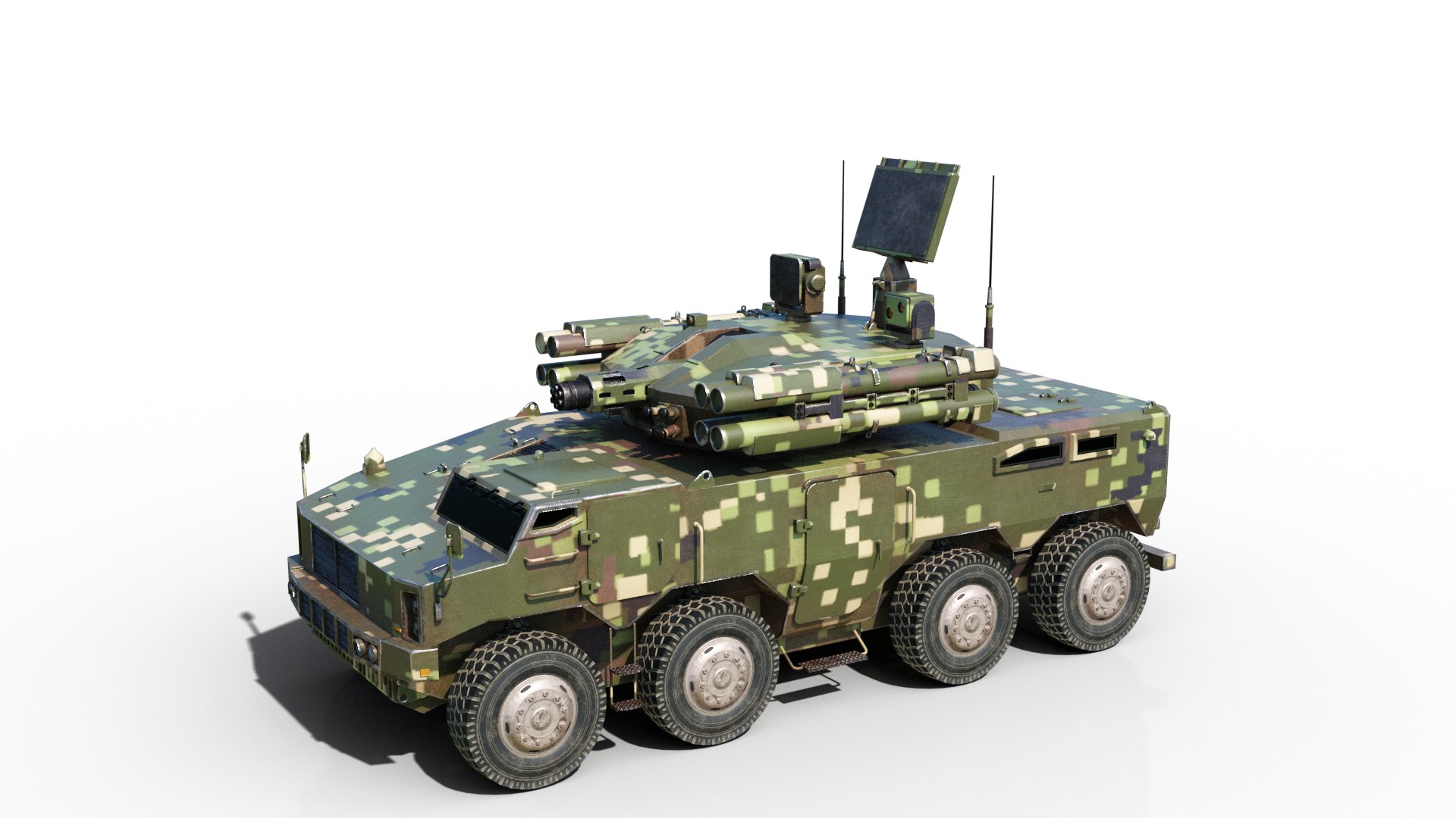 4 Coatings Of PLA Type 625E AA Gun Missile System PGL625 PGL-625 Model ...