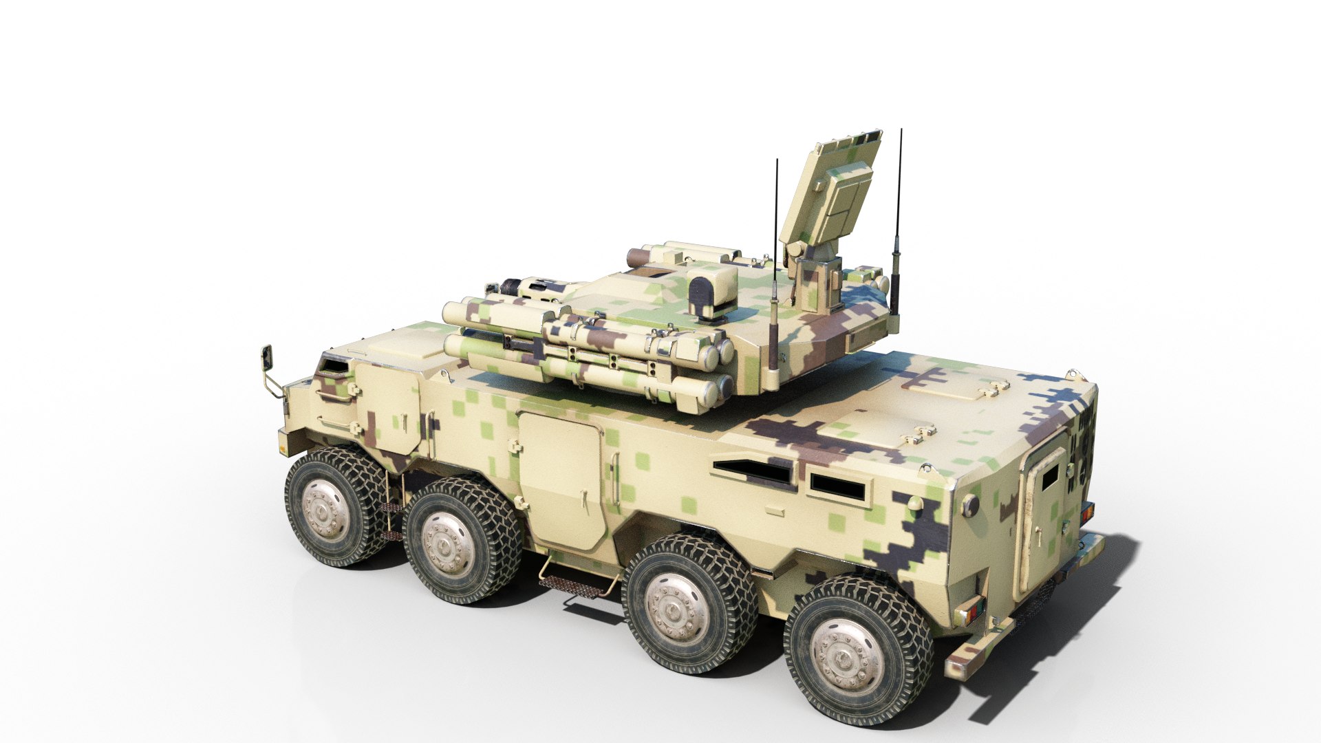 4 Coatings Of PLA Type 625E AA Gun Missile System PGL625 PGL-625 Model ...