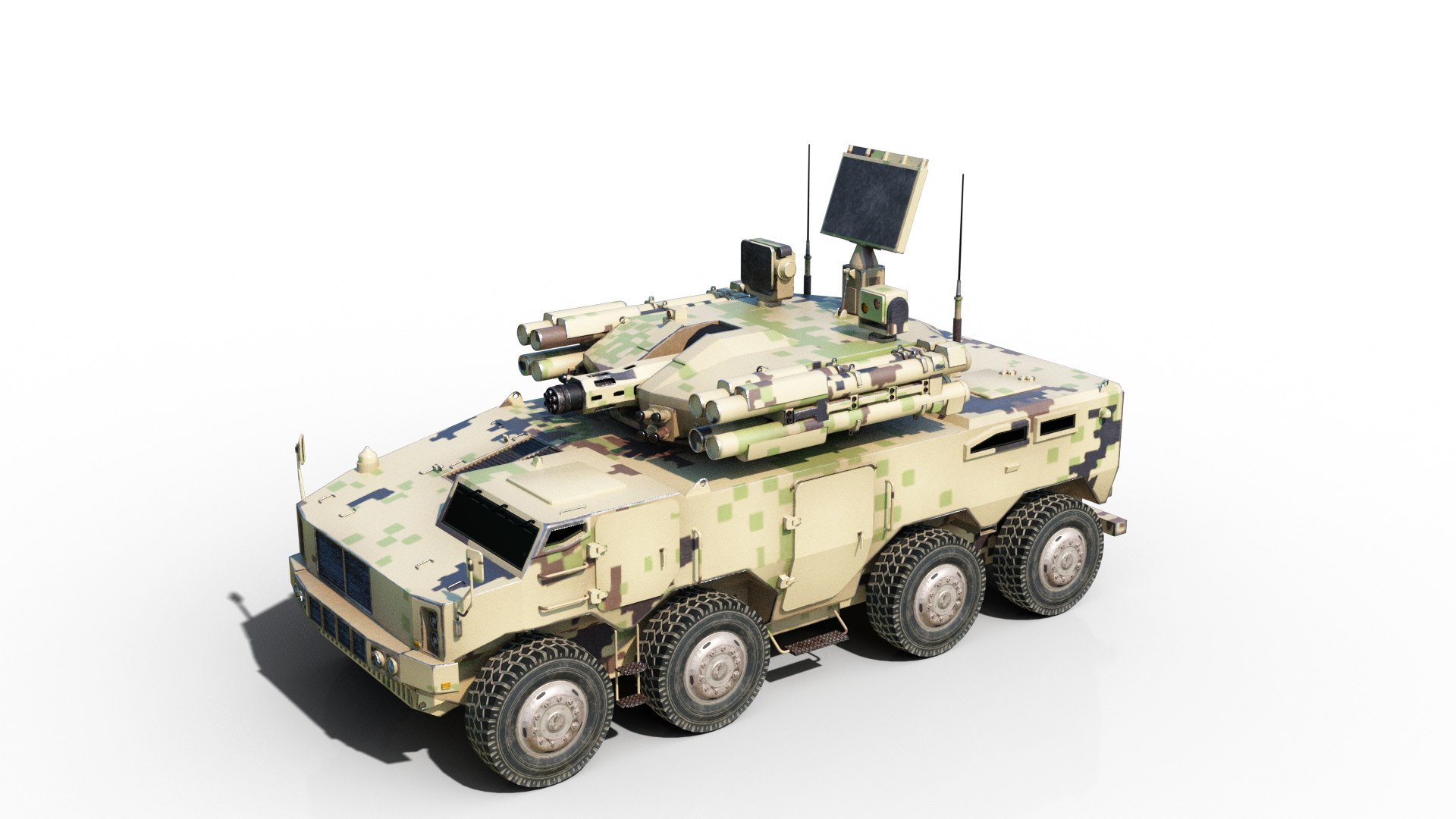 4 Coatings Of PLA Type 625E AA Gun Missile System PGL625 PGL-625 Model ...