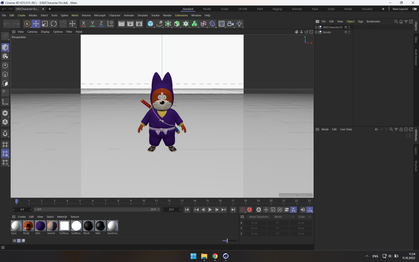 DBZ Character V18 3D Model - TurboSquid 2074105