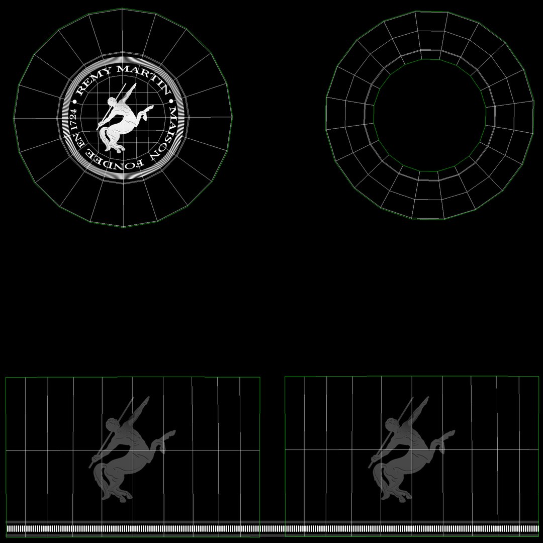 Remy Martin Xo Cognac 3D Model - TurboSquid 1378788