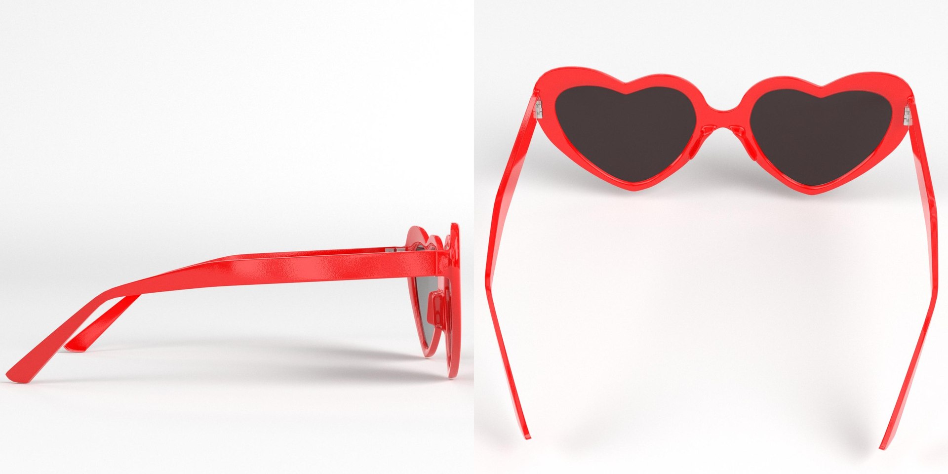3D Sunglasses heart shaped model - TurboSquid 1935674