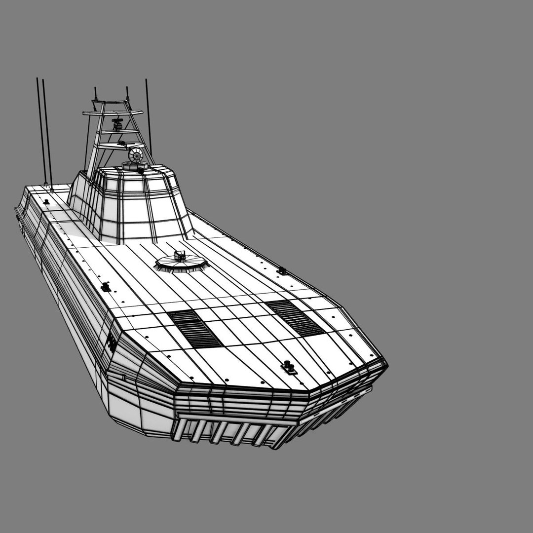 P-960 Knm Skjold Fast 3d Model