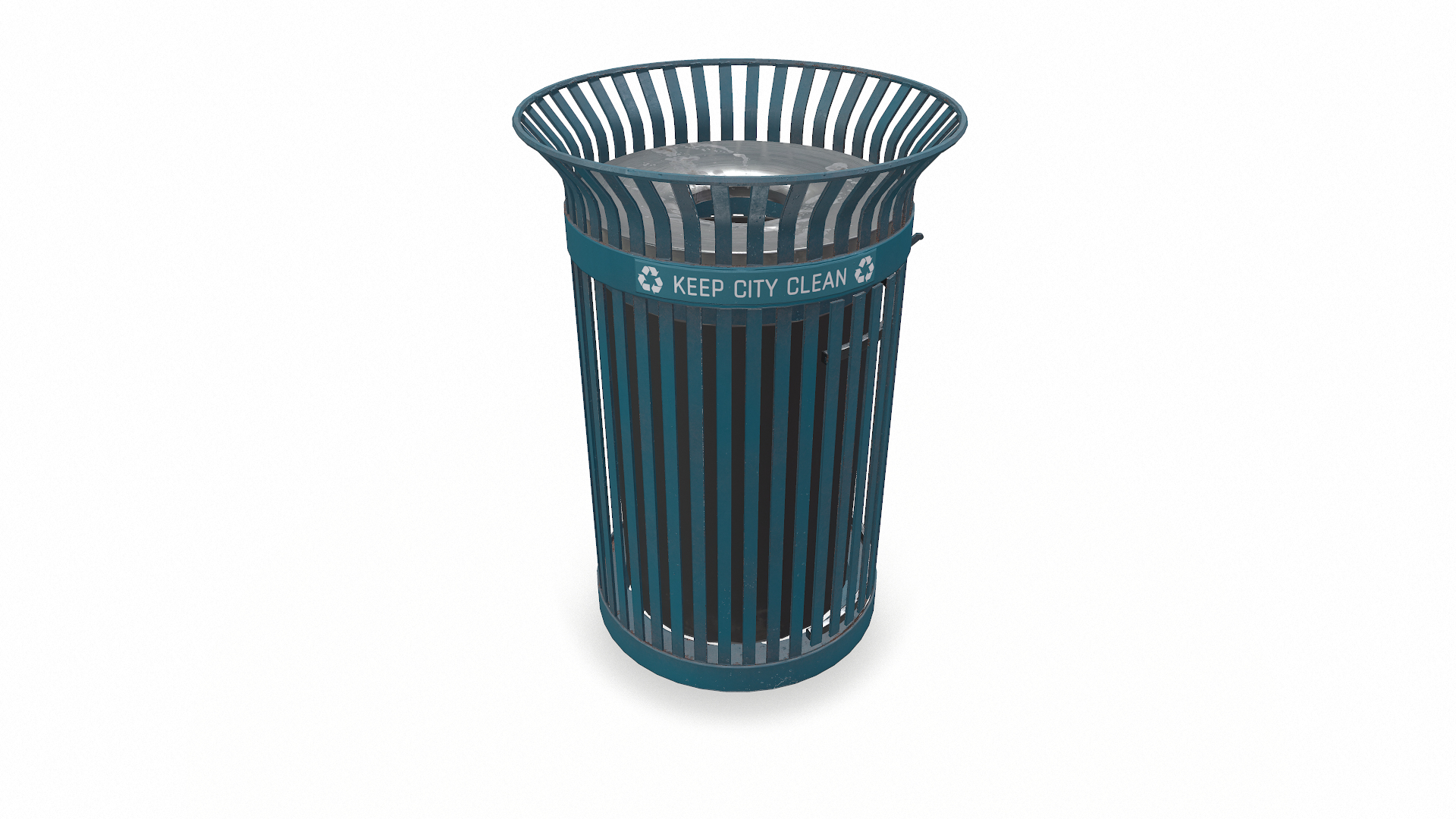 3D Trash Can Low-poly PBR - TurboSquid 2262881