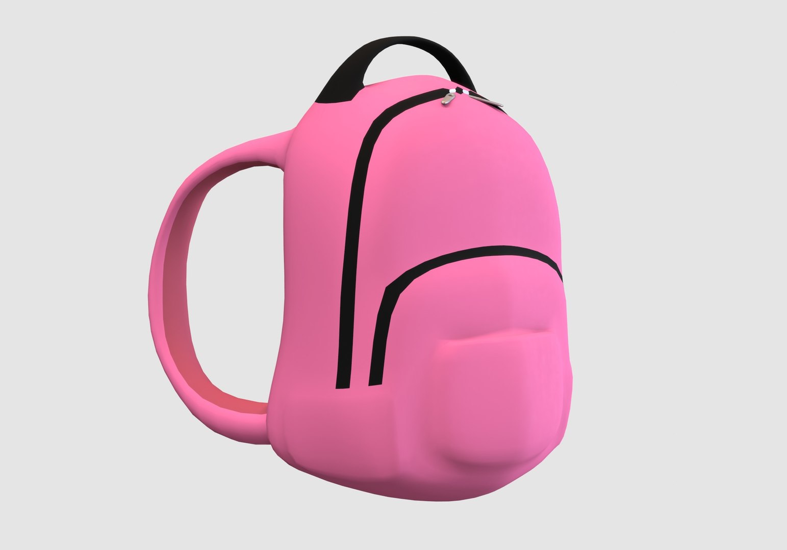 Cute Pink Backpack Model - TurboSquid 1912853