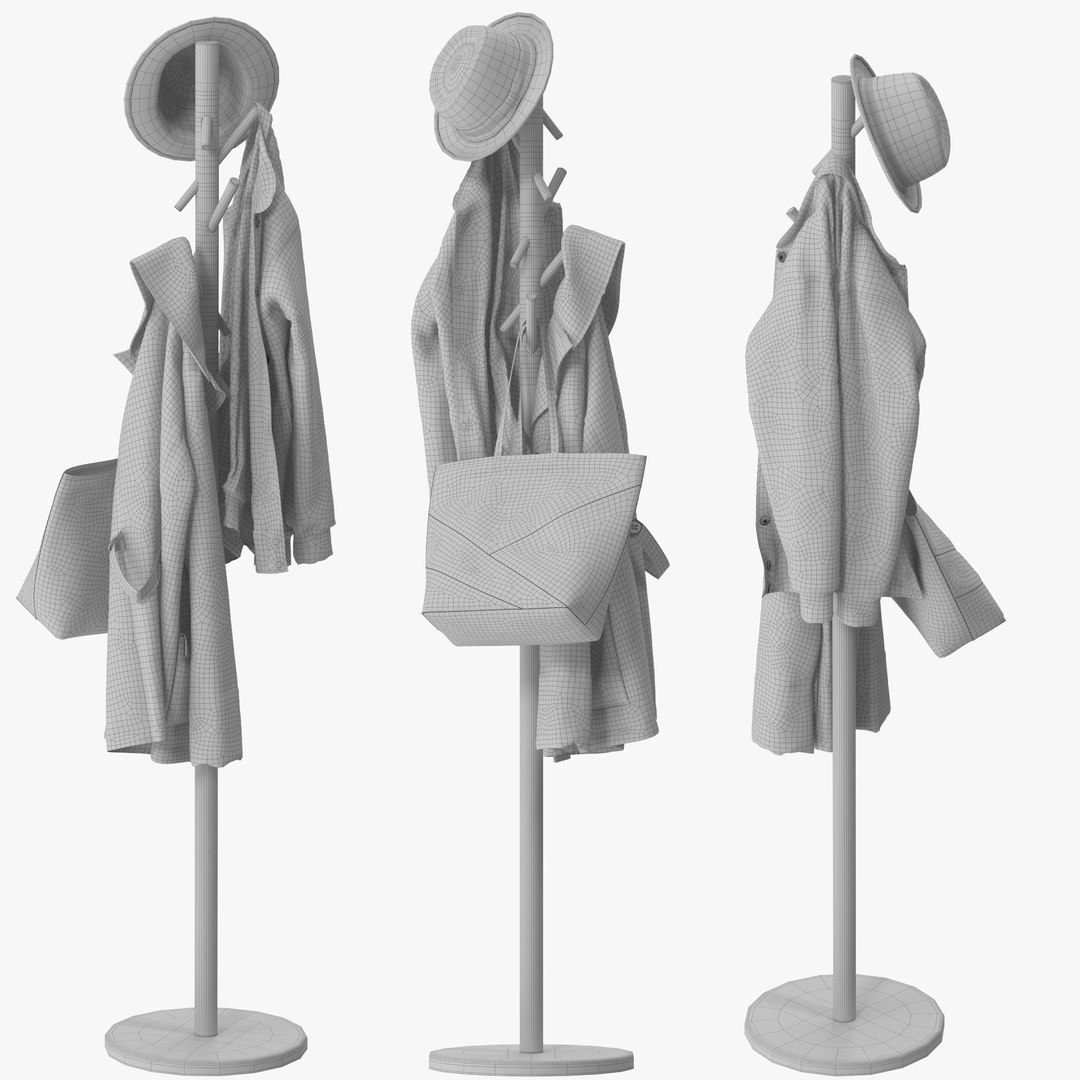 Naula Coat Rack 3D - TurboSquid 1506803