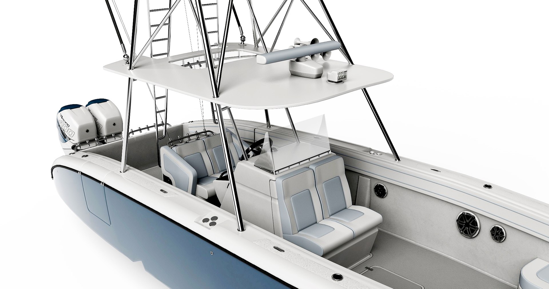 3D Sport Fisher Boat Model - TurboSquid 2288973