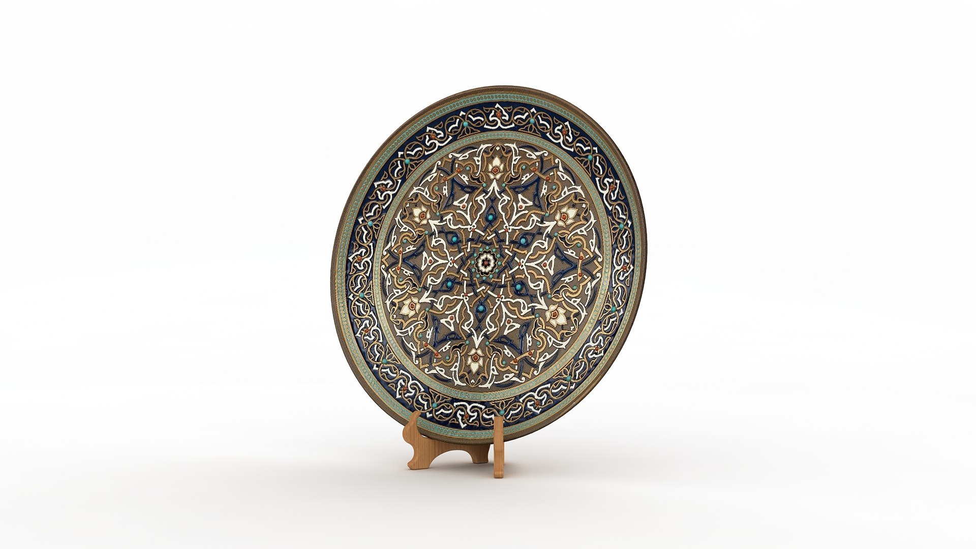 3D Traditional Hand Plates Model - TurboSquid 1587314