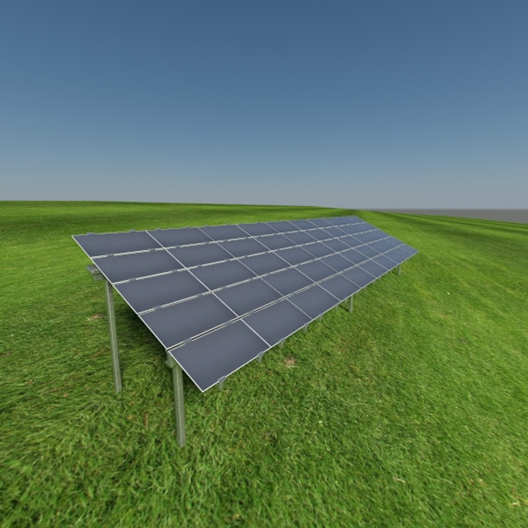 Solar Panel 3d Model