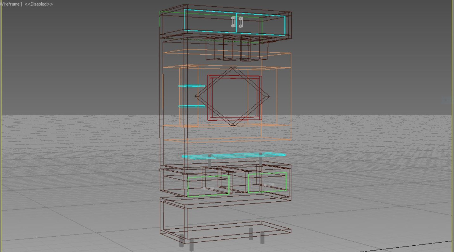 3D Model Modern Led Cabinet - TurboSquid 1583194